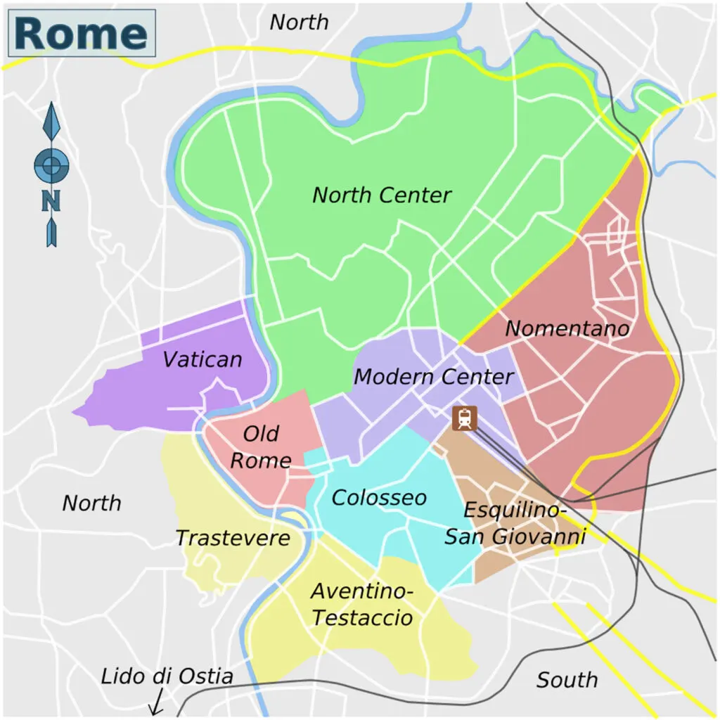 Rome Street Map: 5 Guides for Tourists