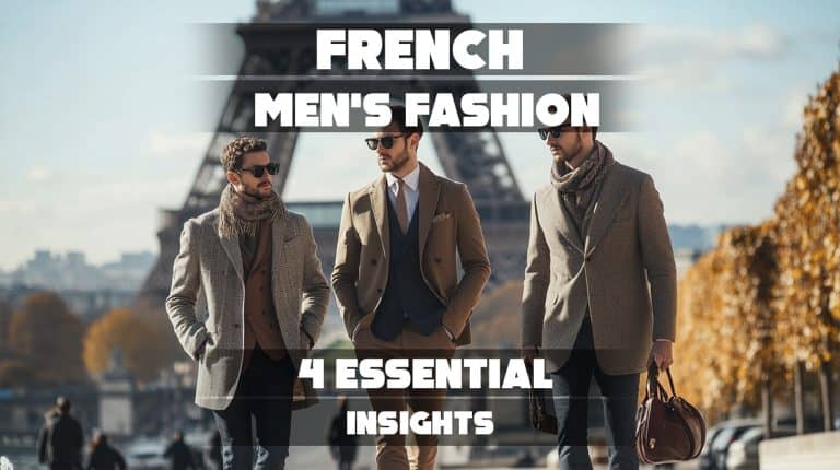 French Men’s Fashion: 4 Essential Insights